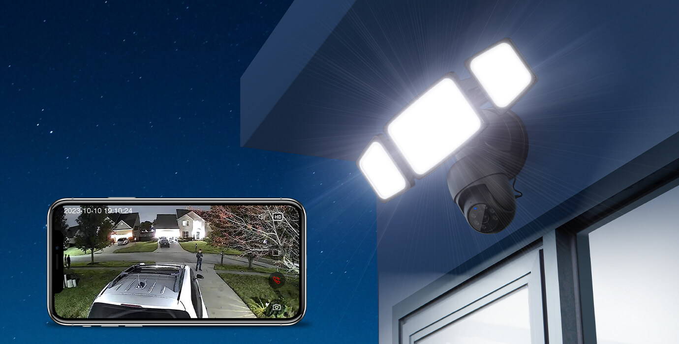 Onforu 55w Led Motion Sensor Light With Camera Sx06 For Sale